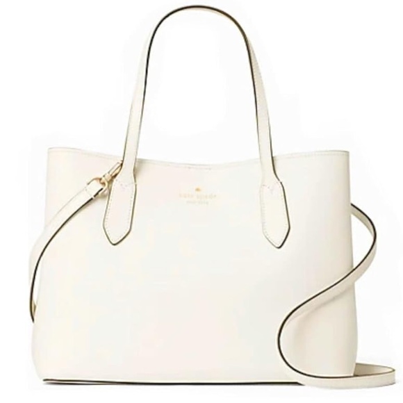 kate spade | Bags | Kate Spade Harper Cream White Satchel With ...
